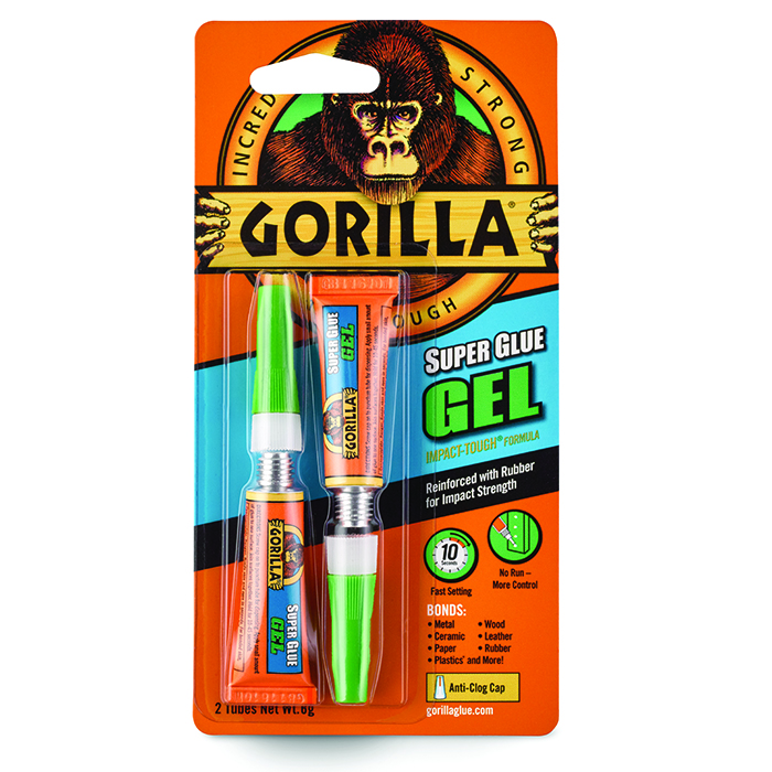 Gorilla Super Glue Gel 3g 2pk
